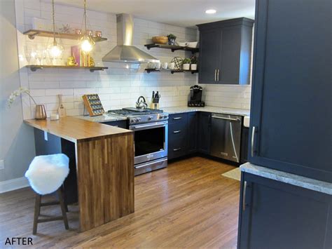 Navy Colored Cabinets For Kitchens By Kountry Kraft Inc