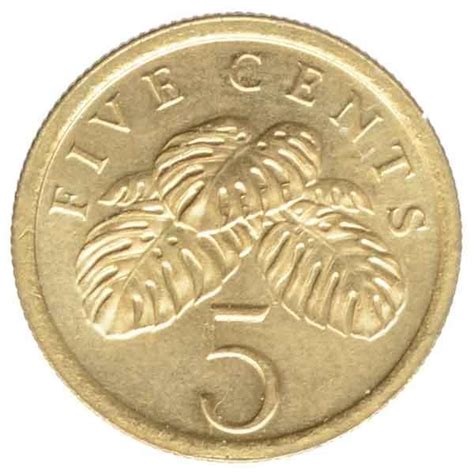 5セント硬貨 シンガポール コレクターズショップトモリンズ24