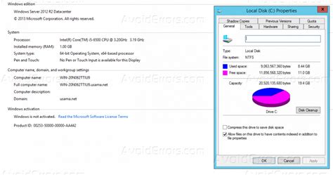 enable disk cleanup utility in windows server 2012 avoiderrors