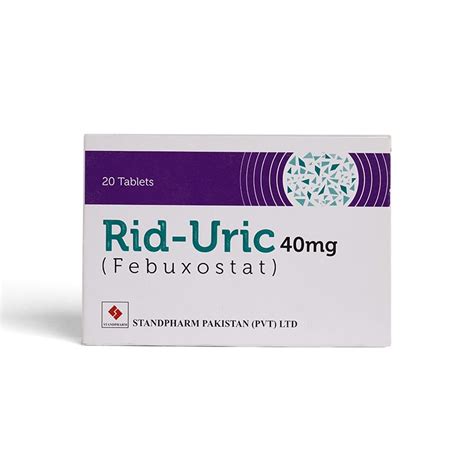 Rid Uric 40mg Tablet 10 S Uses Benefits Side Effects