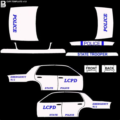 Lcpd Cvpi Police Texture V 1 Gta 4