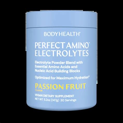 Perfect Amino Electrolytes Passion Fruit 30 Servings Choose