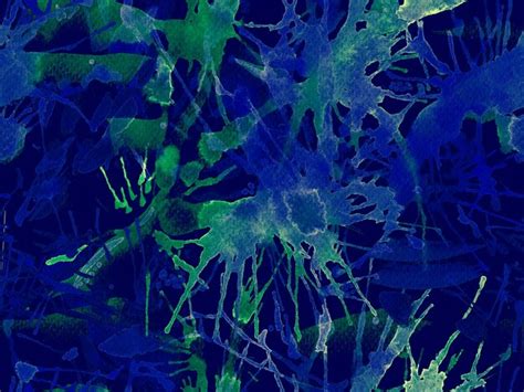 Premium Photo Splatter Seamless Pattern Blue Watercolor Brush Stroke
