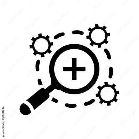 Extrapolation Generalities Generalization Icon Black Vector Graphics