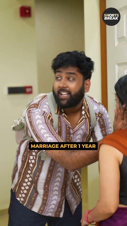 Ep 68 Marriage After An Year Vs Years 🤐🤣 Husband Vs Wife Shorts