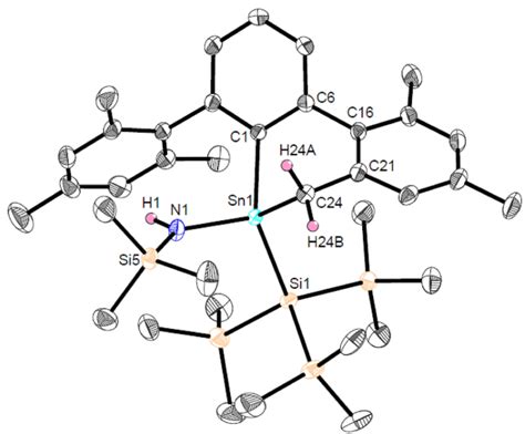 Molecular Structure Of The Csp 3 À H Activation Product Sn4a In The