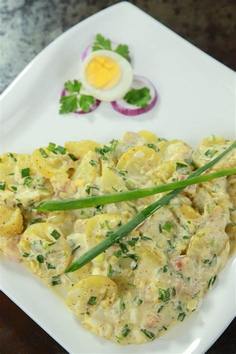 Chunky Bacon And Egg Potato Salad Recipe Scrambled Chefs