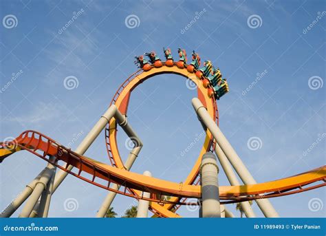 rollercoaster loop stock image image of entertainment 11989493