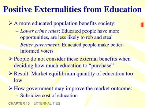 Ppt Chapter 10 Externalities Powerpoint Presentation Free Download