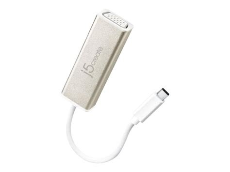 J5create USB Type C To VGA Adapter Silver JCA111 Walmart Com
