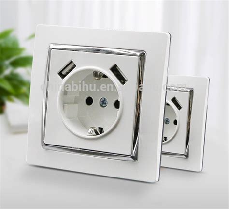 Розетка электрическая с заземлением и двумя портами Usb 5 В 1 8 А продажа цена в Черкасской