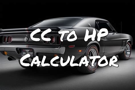 Engine Displacement Calculator