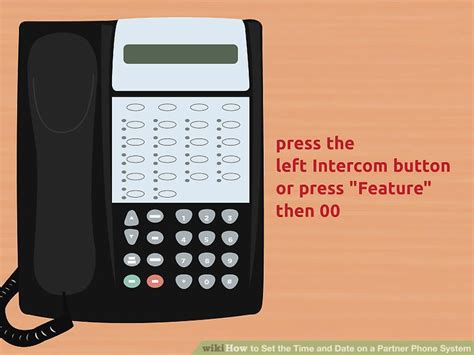 How To Set The Time And Date On A Partner Phone System Steps