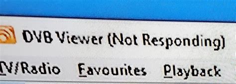 Program Spasms Or Freezes When Switching Between Channels Newbies DVBViewer Pro GE DVBViewer