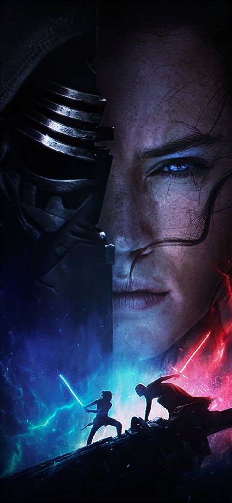 Rey Vs Kylo Ren Star Wars The Rise Of Skywalker 20 Iphone X Wallpapers Free Download