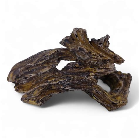 Aquarium Central Extra Small Round Bark Log With Holes 12 X 5 5 X 5 7cmh