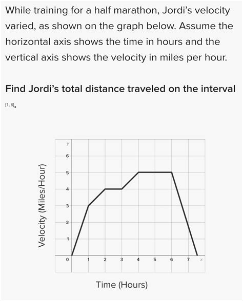 While Training For A Half Marathon Jordis StudyX