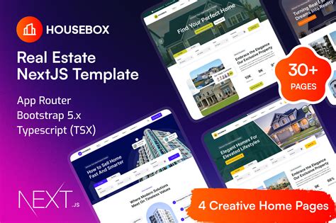 Housebox Real Estate Nextjs Redux Template