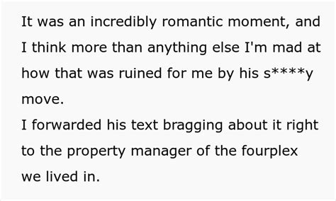 After A Break Up Ex Babefriend Cut Down Their Tree So This Woman Forwarded His Text Bragging