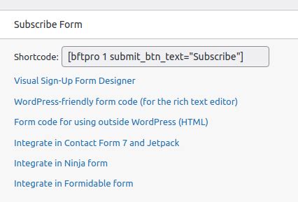 Formidable Forms Integration In Arigato Pro