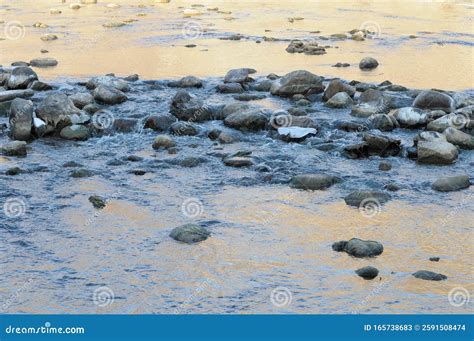 20191204 Rivers And Rocks In Yongding River Basin Stock Image Image