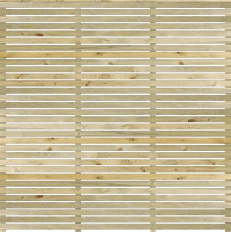 600mm High Pressure Treated Hit And Miss Panel Slatted Screen Fencing