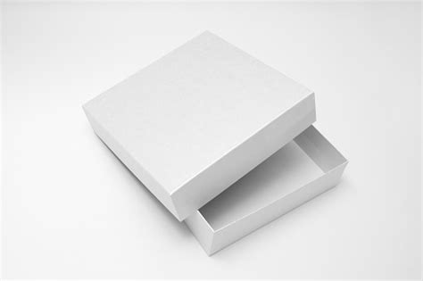 흰색 질감의 열린 상자 흰색 배경에 선물 모형 고해상도 사진 빈 흰색 제품 패키지 상자 모형 컨테이너 흰색 포장 템플릿 골판지