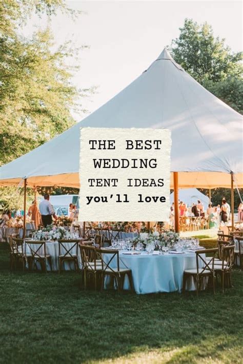 20 Unique Ways To Decorate Your Backyard Wedding Tent On A Budget