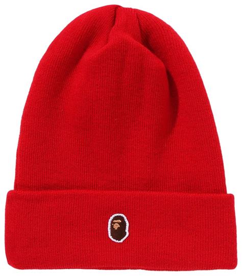 Buy Bape Ape Head One Point X New Era Knit Cap Red 1l83 181 901 Red