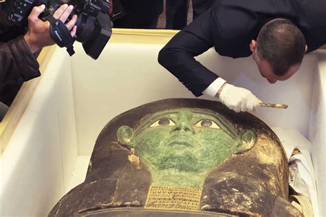 Looted Ancient Sarcophagus Featured In Houston Museum Returned To Egypt