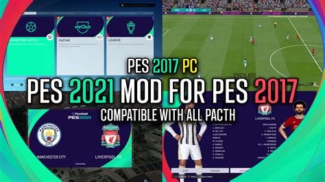 Pes 2017 New Mod Like Pes 2021 Menu Gameplay Scoreboard