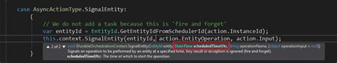 Support Entity To Entity Scheduled Signalentities For Outofproc Pls · Issue 1554 · Azureazure