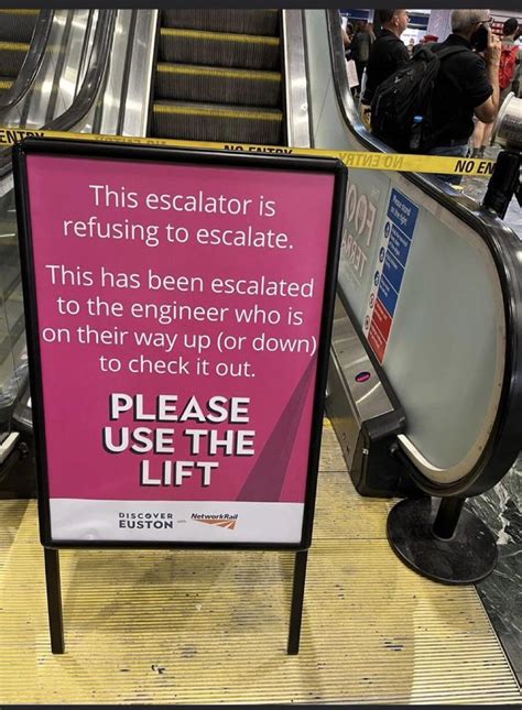 Escalator Not Escalating Rfunny