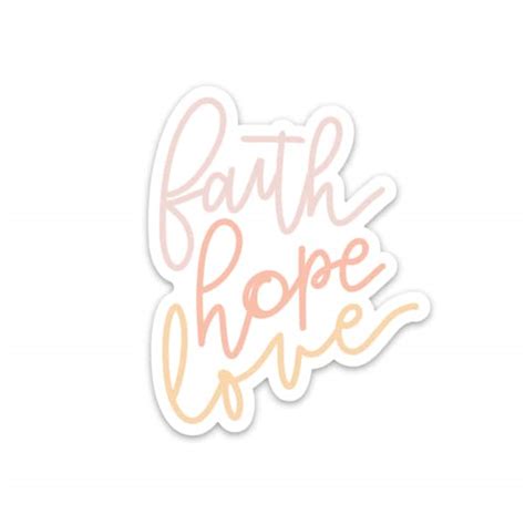 Faith Hope Love Etsy