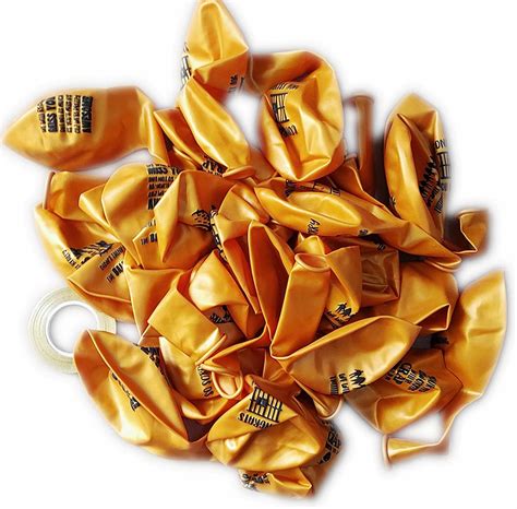 30 Pack 12″ Gold Fun Office Leaver Going Away Balloons Colleague