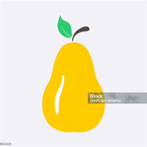 배 과일 아이콘 백그라운드에 고립입니다 현대 평면 그림 비즈니스 마케팅 인터넷 개념 웹 사이트 디자인 또는 모바일 응용 프로그램 아이콘 그림을 버튼에 대 한 유행 간단한