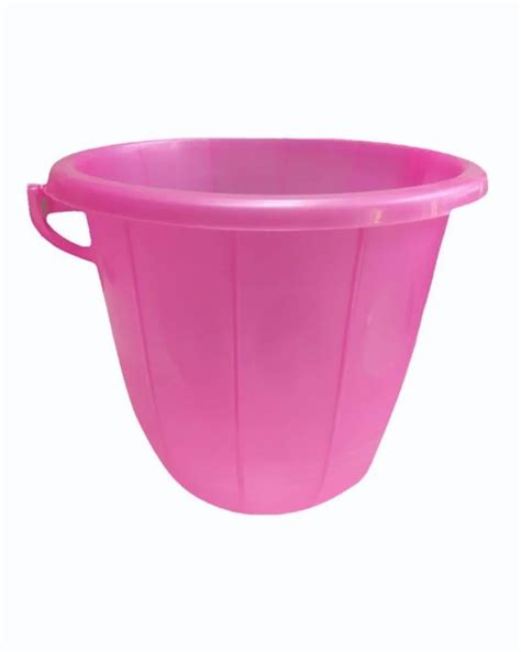 Round 12 Ltr Pink Plastic Handle Bucket For Home At ₹ 35piece In New