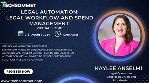 Techsommet On Linkedin Legalautomation Legaltech Workflowautomation Spendmanagement…