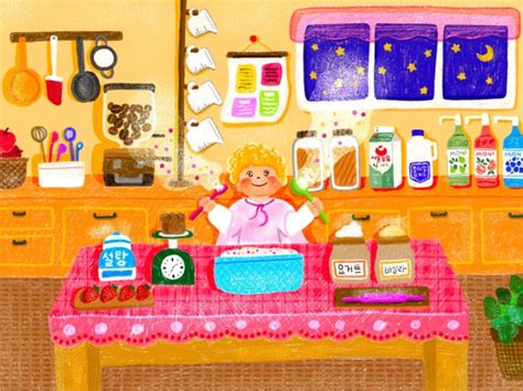 감성그림손그림색연필질감다양한 일러스트 작업합니다 크몽