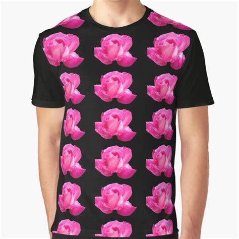 Flower Rose Floral Print Repeating Pattern T Shirt For Sale By
