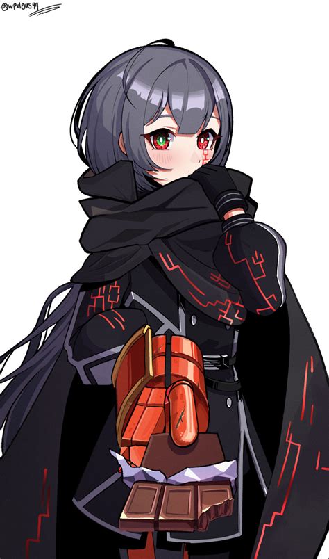 Safebooru 1girl Absurdres Ahoge Belt Bite Mark Blush Candy Cape