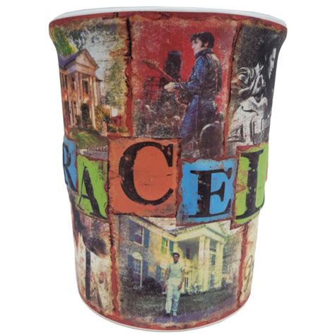 Graceland Elvis Rustic Embossed Coffee Mug Graceland Official Store