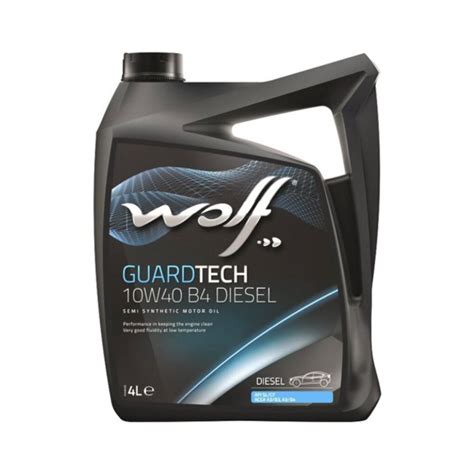 Моторна олива Wolf Guardtech 10w40 B4 Diesel 4л 8303715 фото відгуки характеристики в