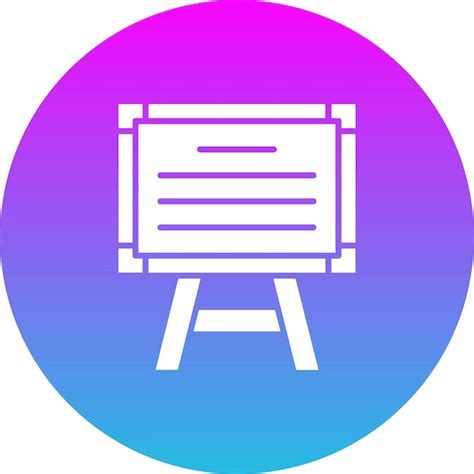 Icono De La Pizarra Vector Premium