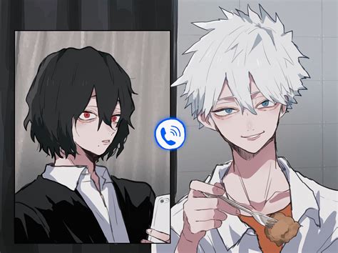 Shigaraki Tomura And Todoroki Touya Boku No Hero Academia Drawn By