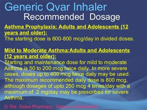 Generic Qvar Inhaler For Treatment Of Asthma