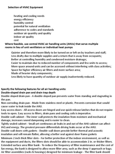 hvac unit pdf ventilation architecture tools