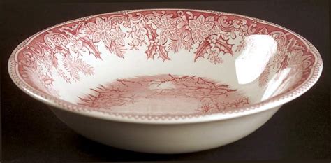 Winters Eve Red Camilla Ascot Coupe Cereal Bowl By Spode