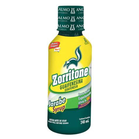 Zorritone Jarabe Tradicional Guaifenesina 120ml Alivio Eficaz Para La