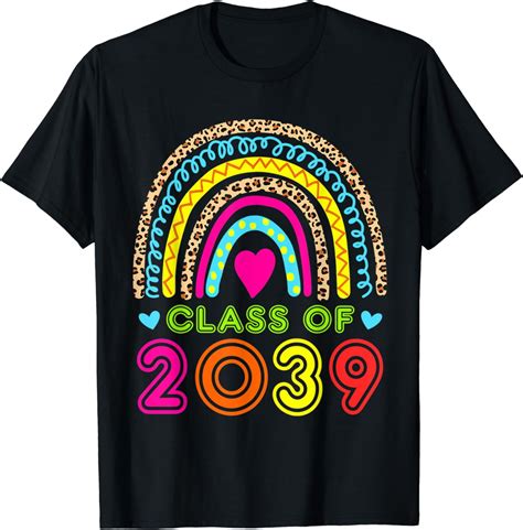 Class Of 2039 T Shirt Graduation Pre K Kindergarten Graduate T Shirt